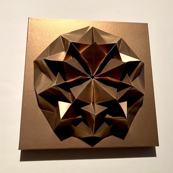 Origami artwork Grinder (Copper) | D.Hinklay