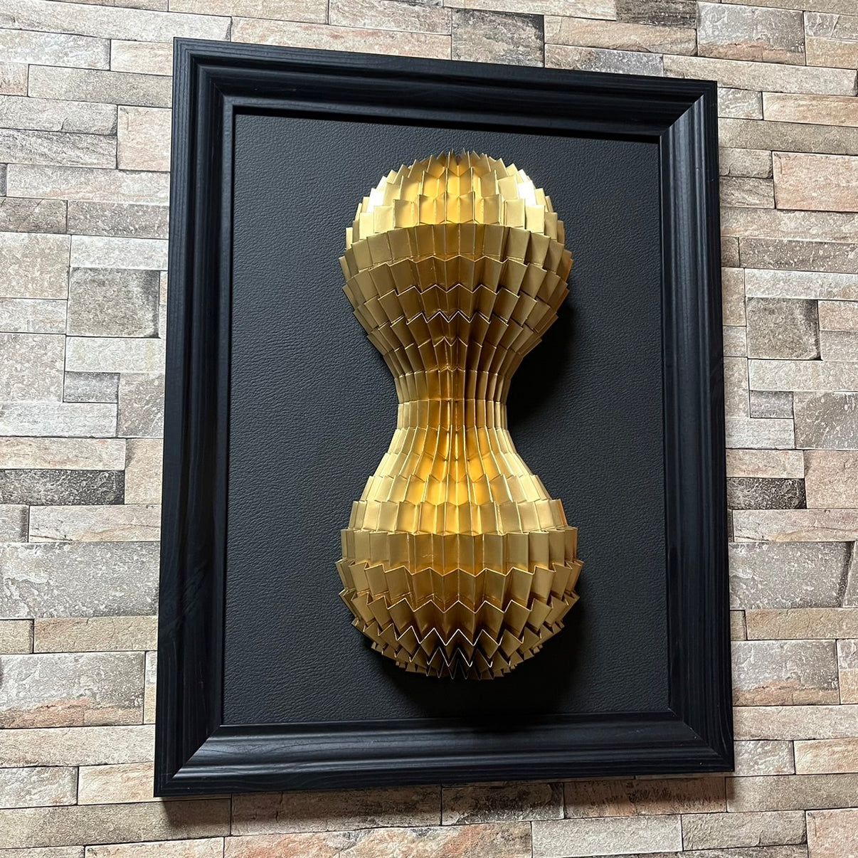 Origami "Infinity" Gold and Black D.Hinklay