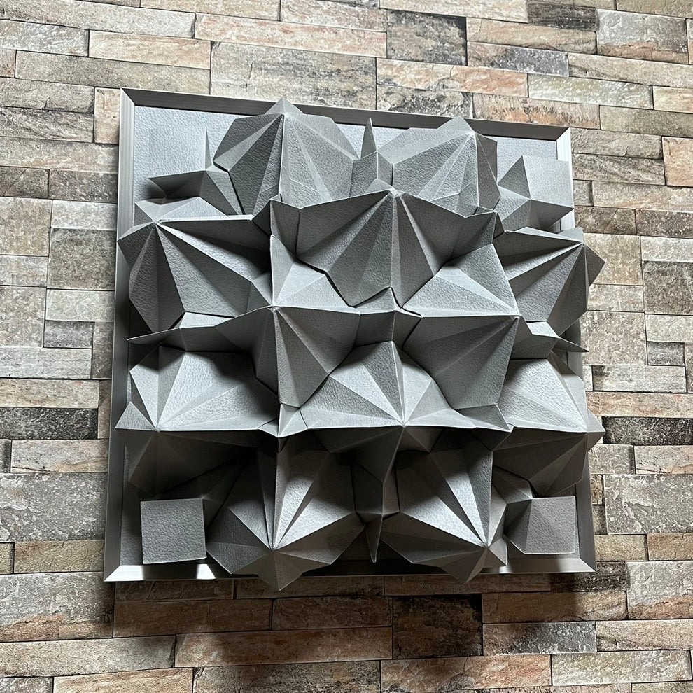 Origami artwork The ceiling (Gray) | D.Hinklay